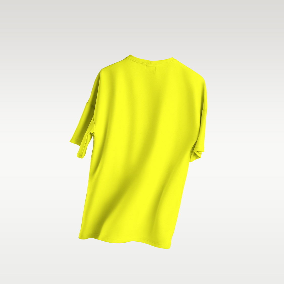 Yellow Basic Oversized T-shirt | Bofrike
