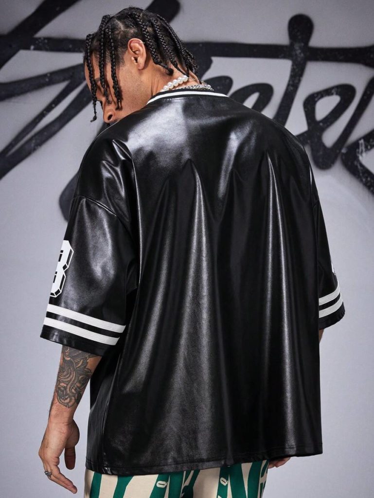 Leather Jersey T-shirt | Bofrike